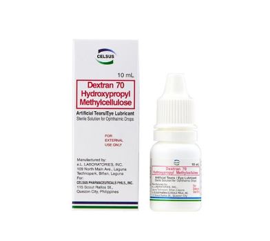 DEXTRAN 70 + HYDROXYPROPYL METHYCELLULOSE (CELSUS) 10ML EYE DROPS SY ...