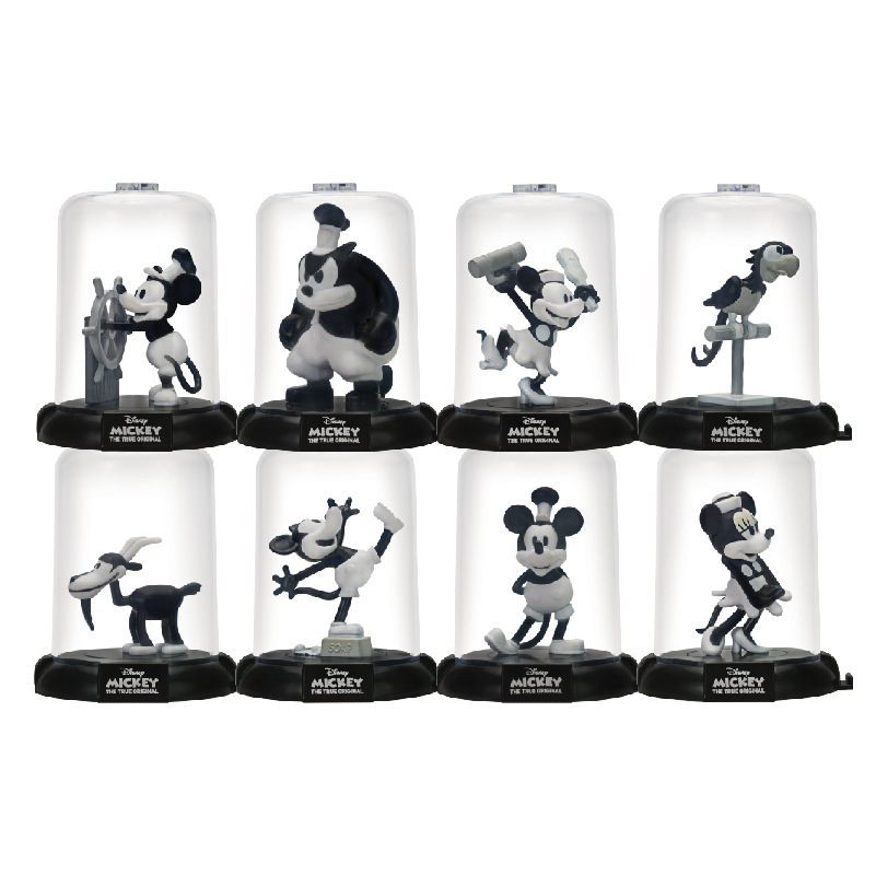 Genuine Disney blind box Minnie Mickey blind bag 90th anniversary black ...