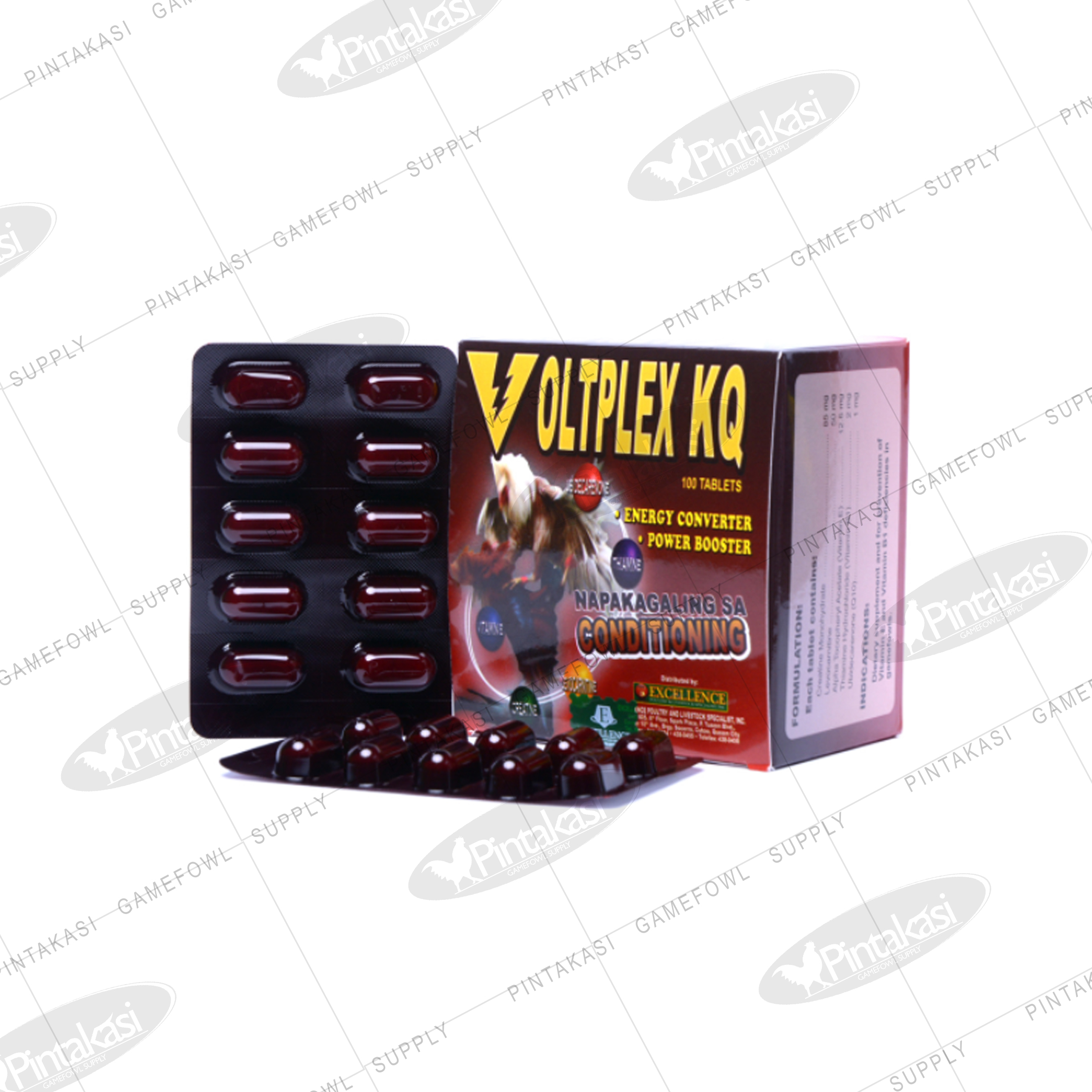 PINTAKASI 1 box of Excellence Voltplex KQ Multivitamins 100 Tablets for ...