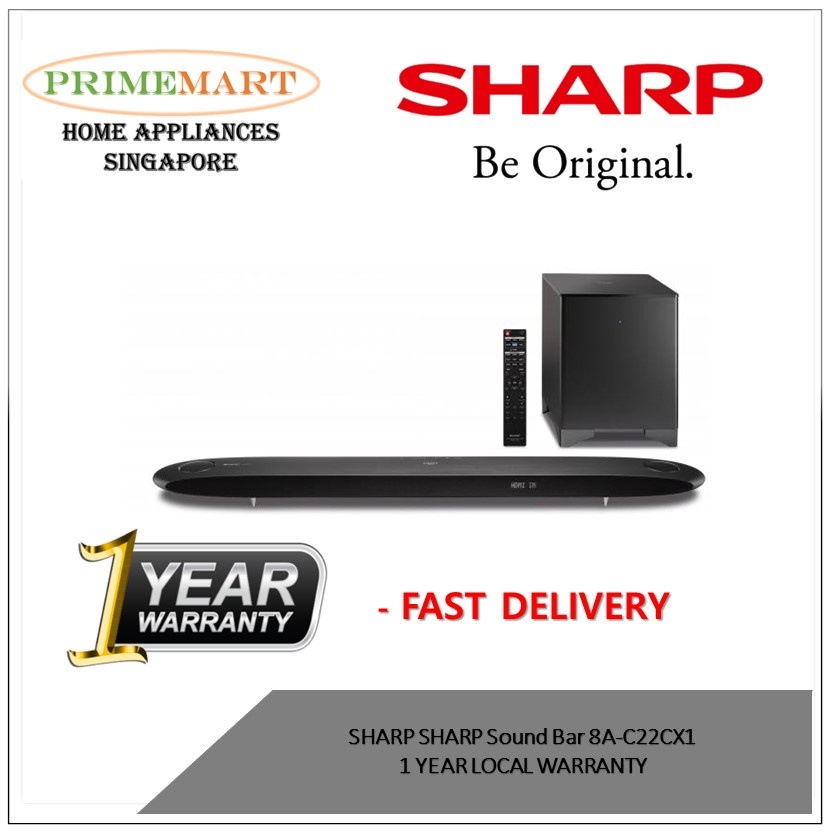 SHARP SHARP Sound Bar 8A-C22CX1 1 YEAR LOCAL WARRANTY | Lazada PH