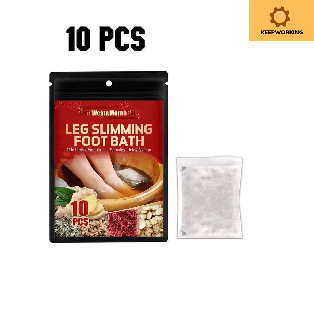 Keep Working 10PCS 10pcs Lymphatic Drainage Ginger Foot Soak Foot Bath ...