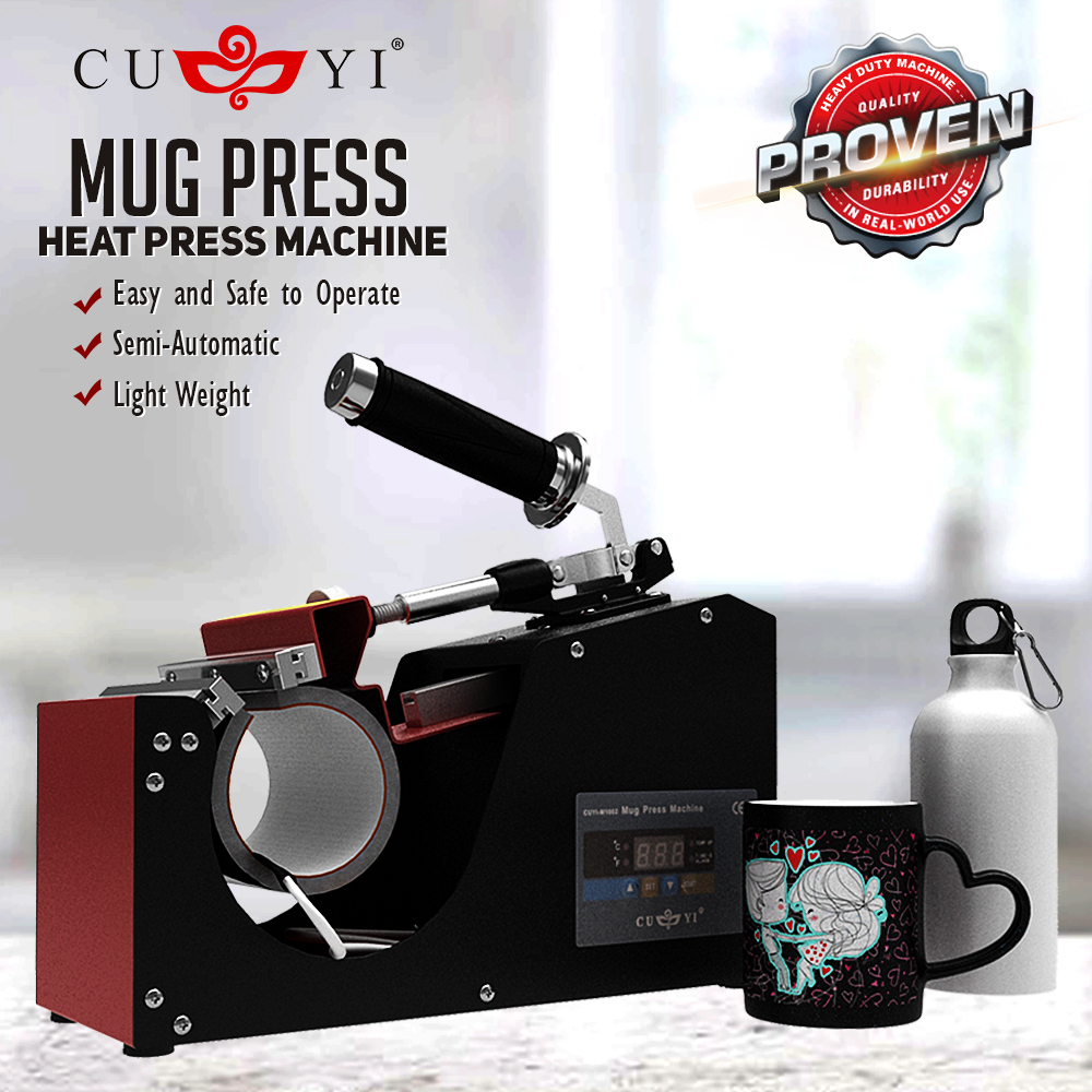 CUYI Automatic Digital Heavy Duty Mug Press Machine 11oz (for mugs and sports jug) | Lazada PH