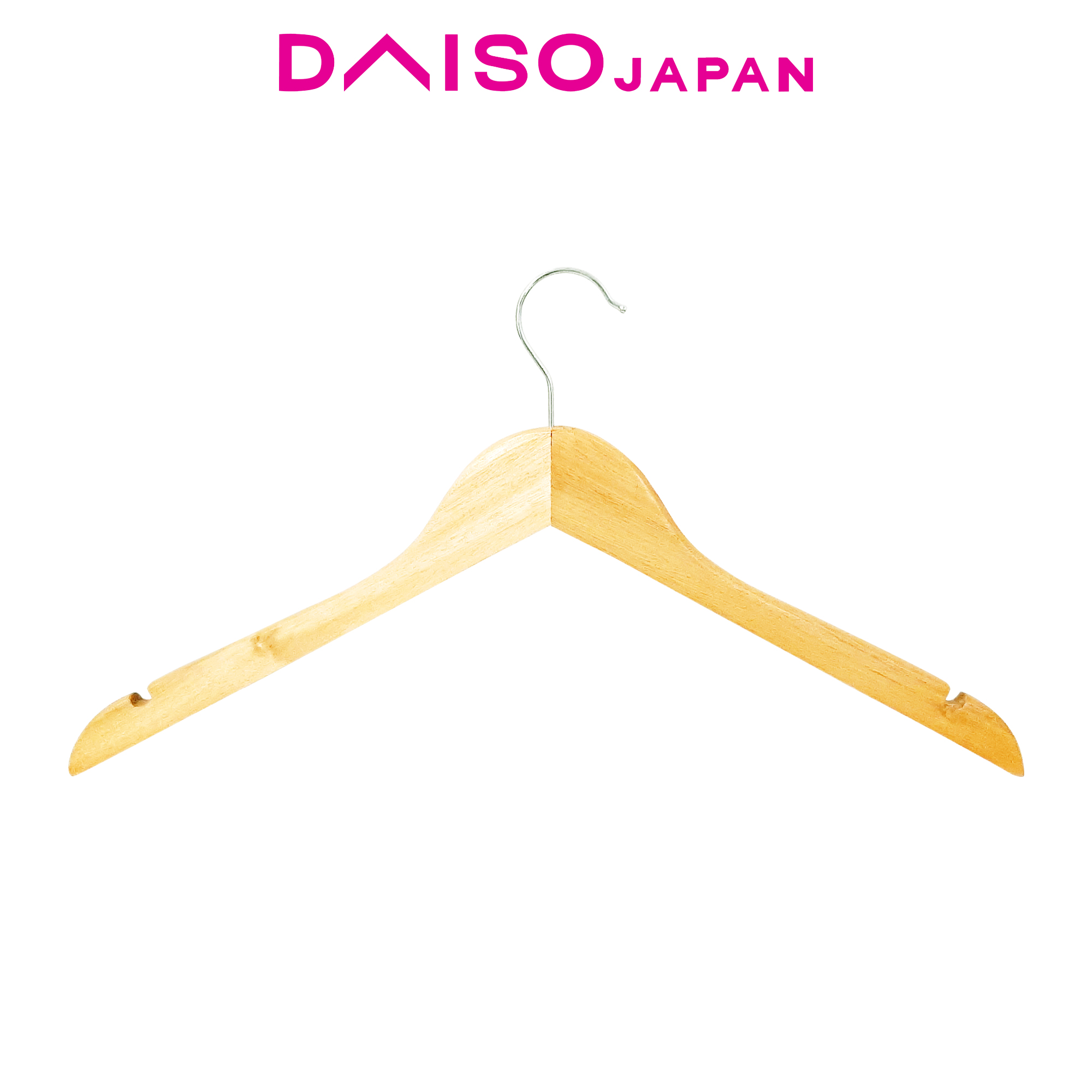 Daiso Wooden Hanger (3 pieces) | Lazada PH