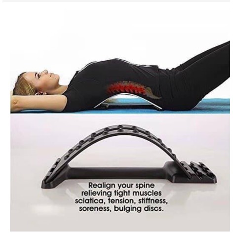 Back Magic Muscle Stretcher Lumbar Pain Relief Adjustable Physiotherapy ...