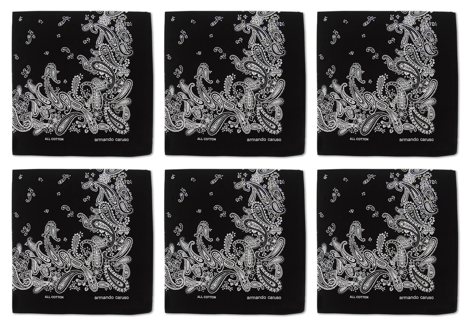 Armando Caruso Bandana 22x22 inches - set of 6 pcs | Lazada PH