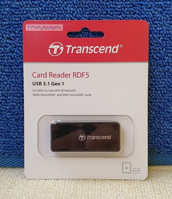 Transcend USB 3.1 Gen 1 High Speed Card Reader RDF5 | Lazada PH