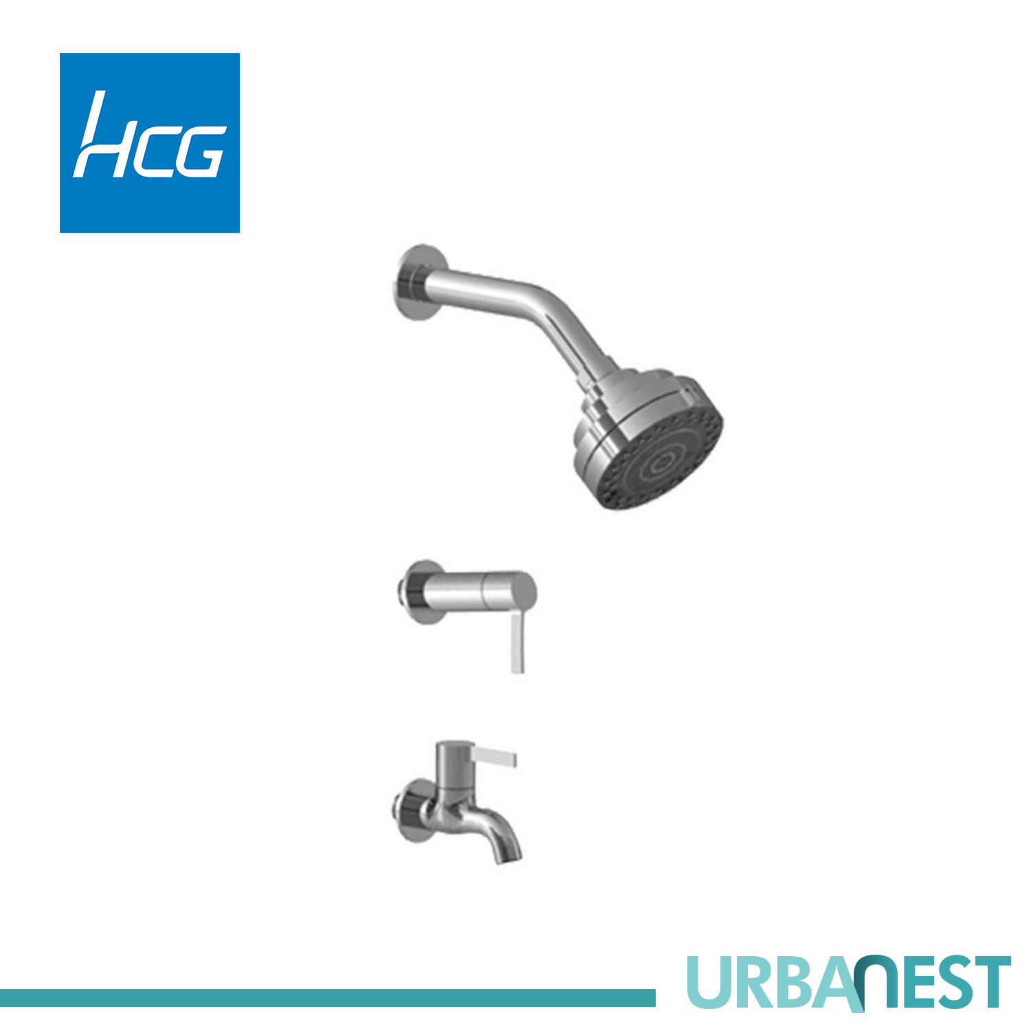 HCG Concealed Shower Set Raven BF019CPX NC. Full Brass Body Casting ...