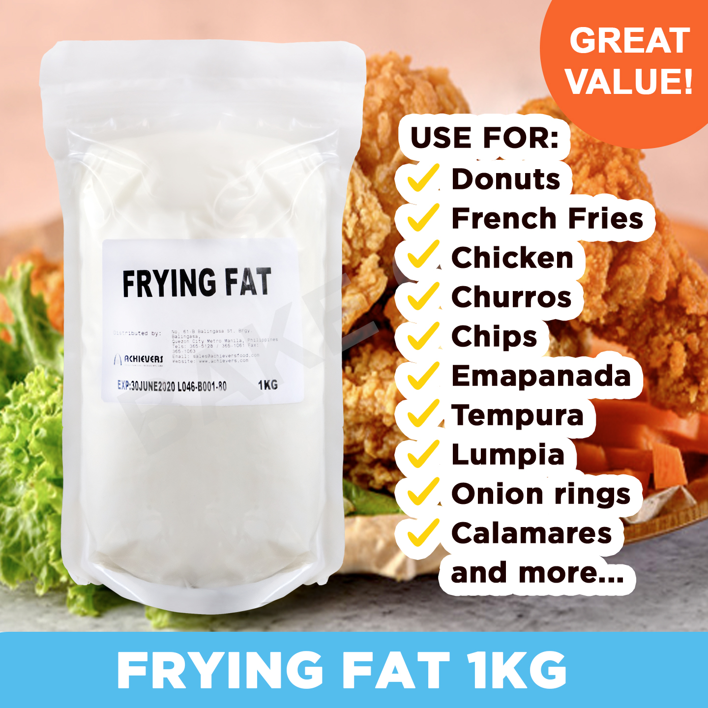 Frying Fat for Doughnuts 1kg | Lazada PH