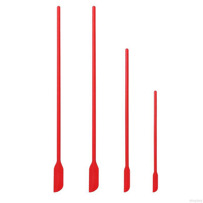 4Pcs Mini Silicone Spatula Set Tiny Scraper Cake Scraper for Kitchen ...