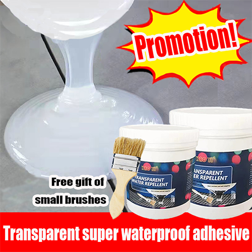 500g transparent waterproof adhesive, no need to smash bricks, forms a ...