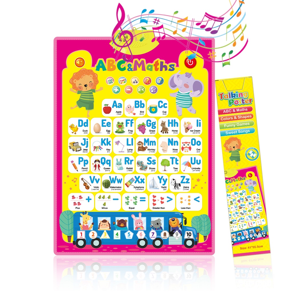 10 in 1 Electronic Interactive Talking Alphabet Educational Toy ...