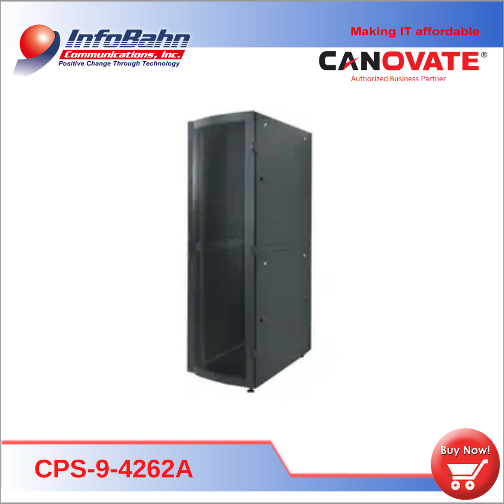 Canovate 42U 600x1200mm 19" Rack (Black) (RAL 9005) (CPS-9-4262A ...