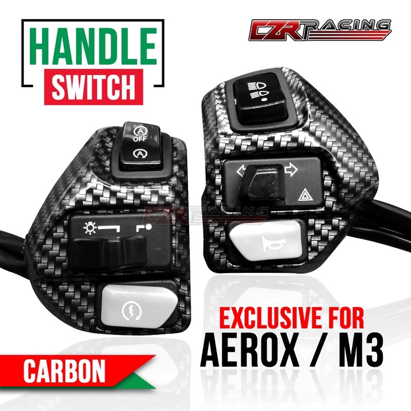 MOTO ONE DOMINO HANDLE SWITCH AEROX MIO I 125 MIO LEFT RIGHT 1PAIR SLIM ...