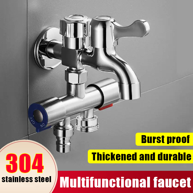 ⚡ Anti-freeze and anti-cracking ⚡Faucet 2 way connector Two Way Faucet ...