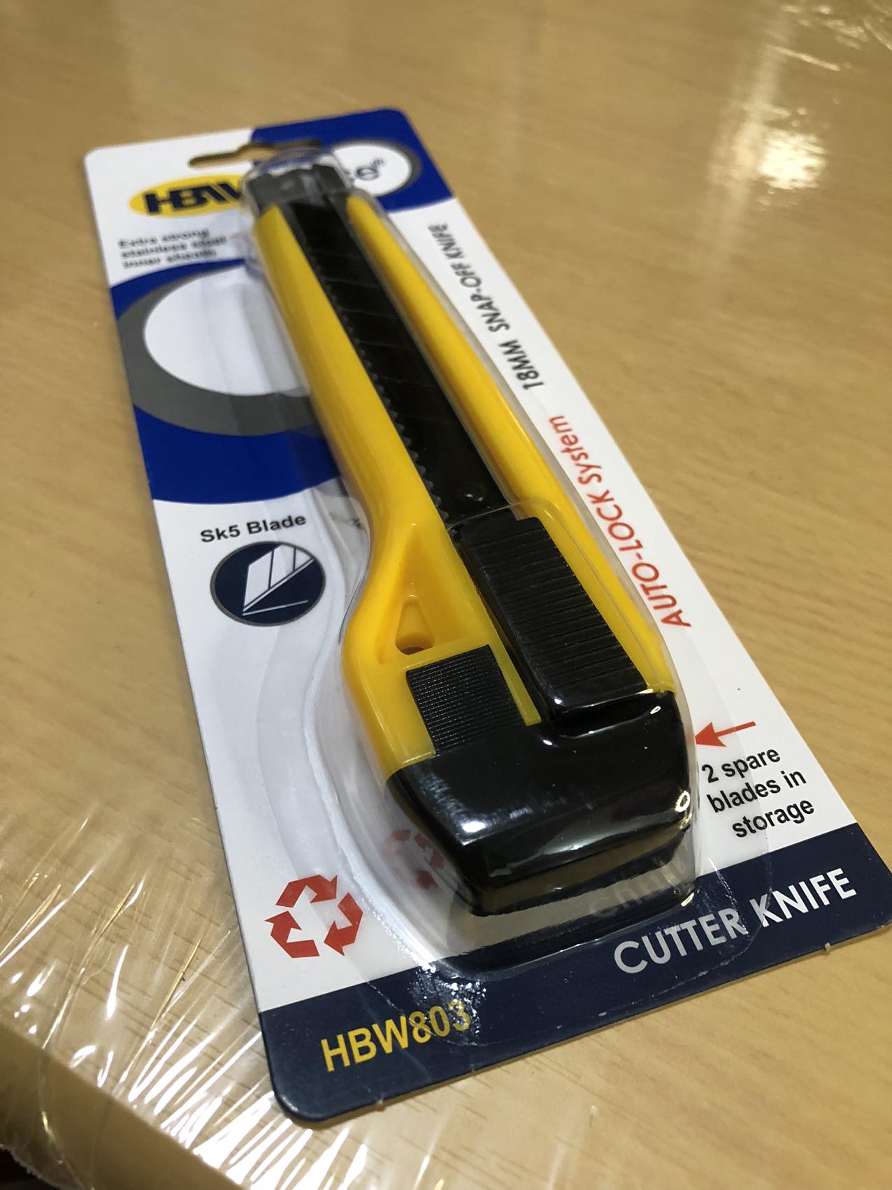 HBW Cutter Knives Snap Off Knife 803 (18mm) | Lazada PH