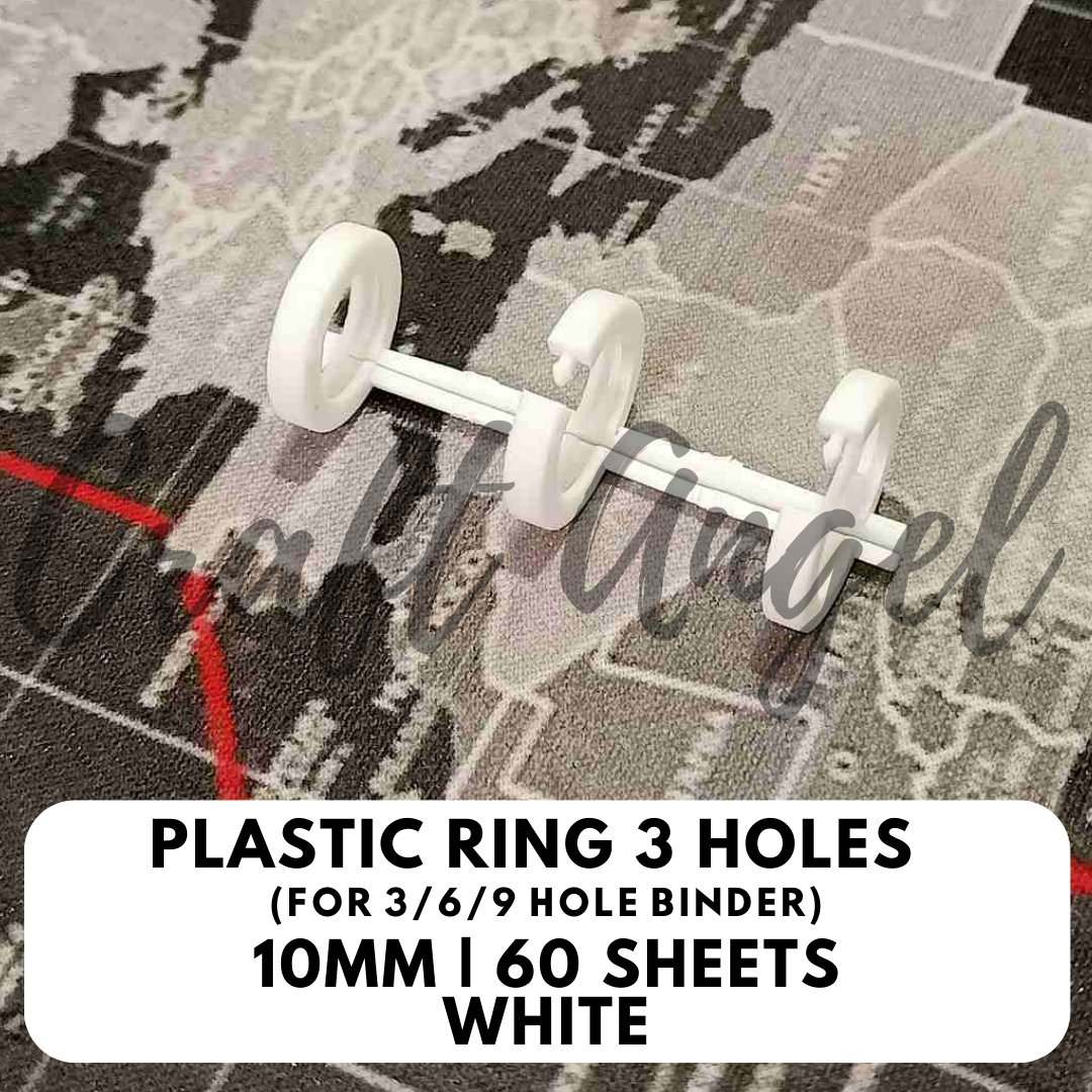 3PCS 3-Hole Metal Clip Book Rings Loose Leaf Binder for Bookbinding ...