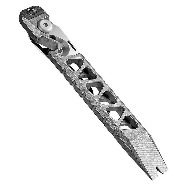 Titanium Pry Bar Keychain Multitool Tool Bottle Opener Keychain Outdoor ...