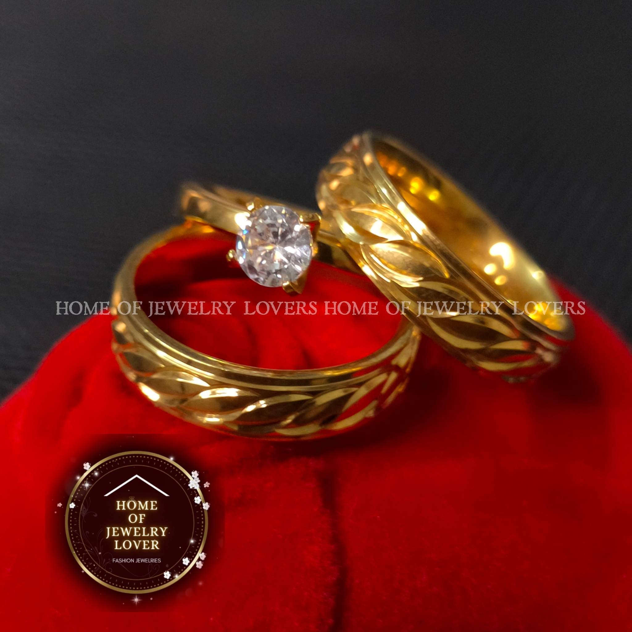 10k wedding ring/couple ring/engagement ring | Lazada PH