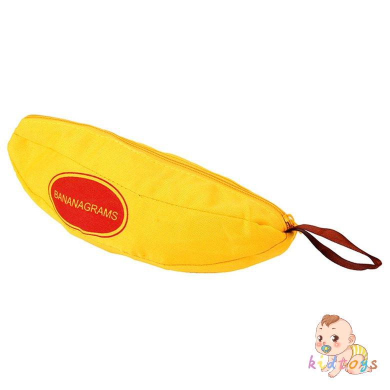 【kidtoys】 Bananagrams Word Game Puzzle Kids Party Fun Toy Case Activity ...