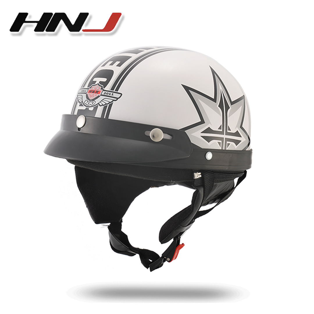 HNJ XT-02 Helmet Half Face Open Face Helmets Vintage Helmet | Lazada PH