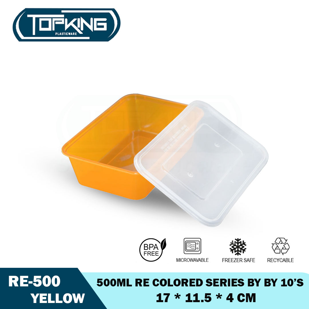 Re 500 Colored Series Pink Microwavable Container | Lazada PH