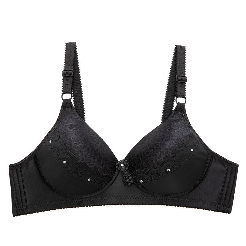 [Espesyal na alok] Malaking sukat ng sekswal na burda na bra na walang ...