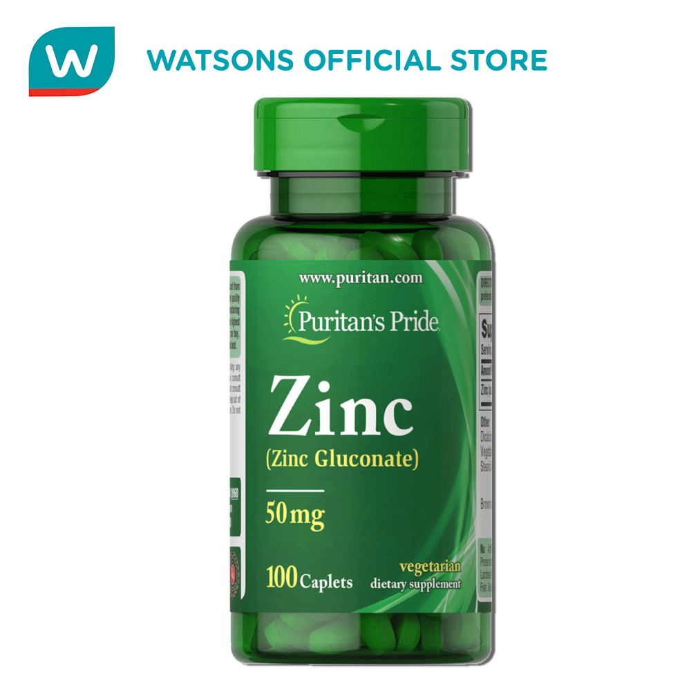 PURITANS PRIDE Zinc 50 mg 100 tablets | Lazada PH
