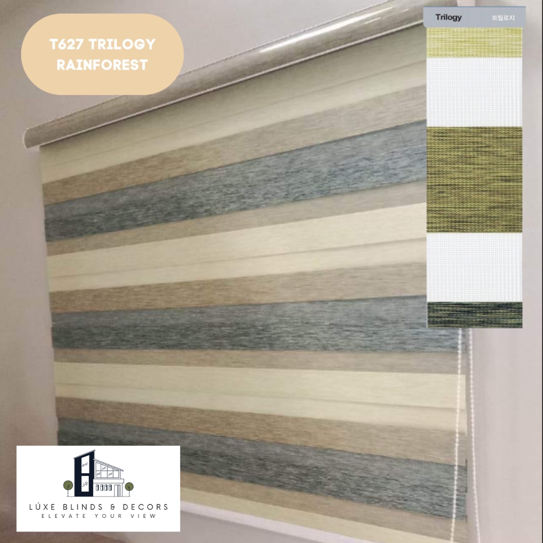 LOSA KOREAN WINDOW BLINDS TRILOGY RAINFOREST SEMI BLACKOUT - customize ...