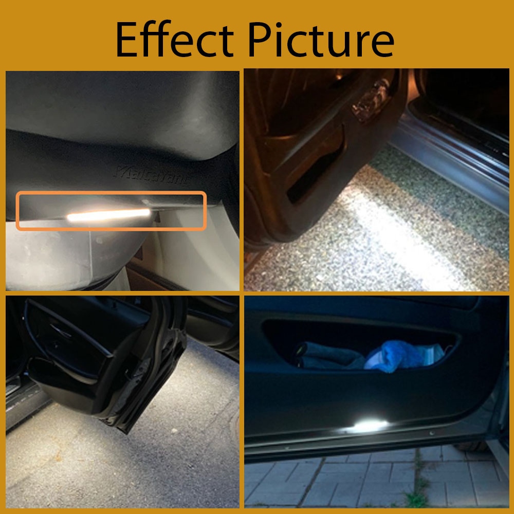 LED Door Courtesy Lights Warning Lamps Welcome Light For Mercedes Benz ...