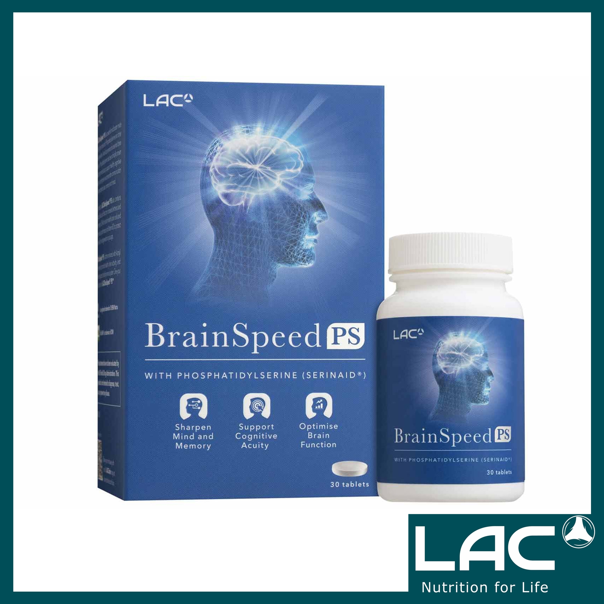 LAC BRAIN BrainSpeed PS 30 Tablets (Best by: July 2024) | Lazada PH