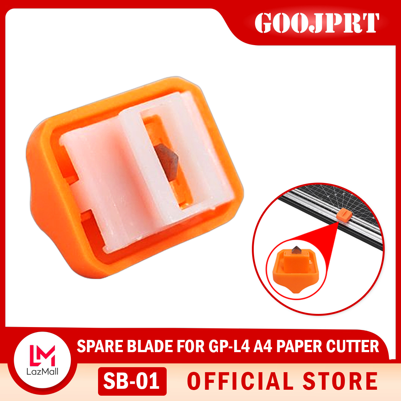 GOOJPRT SB-01 Spare Blade ( Dual Edge Pointed Blade ) for GP-L4 A4 ...