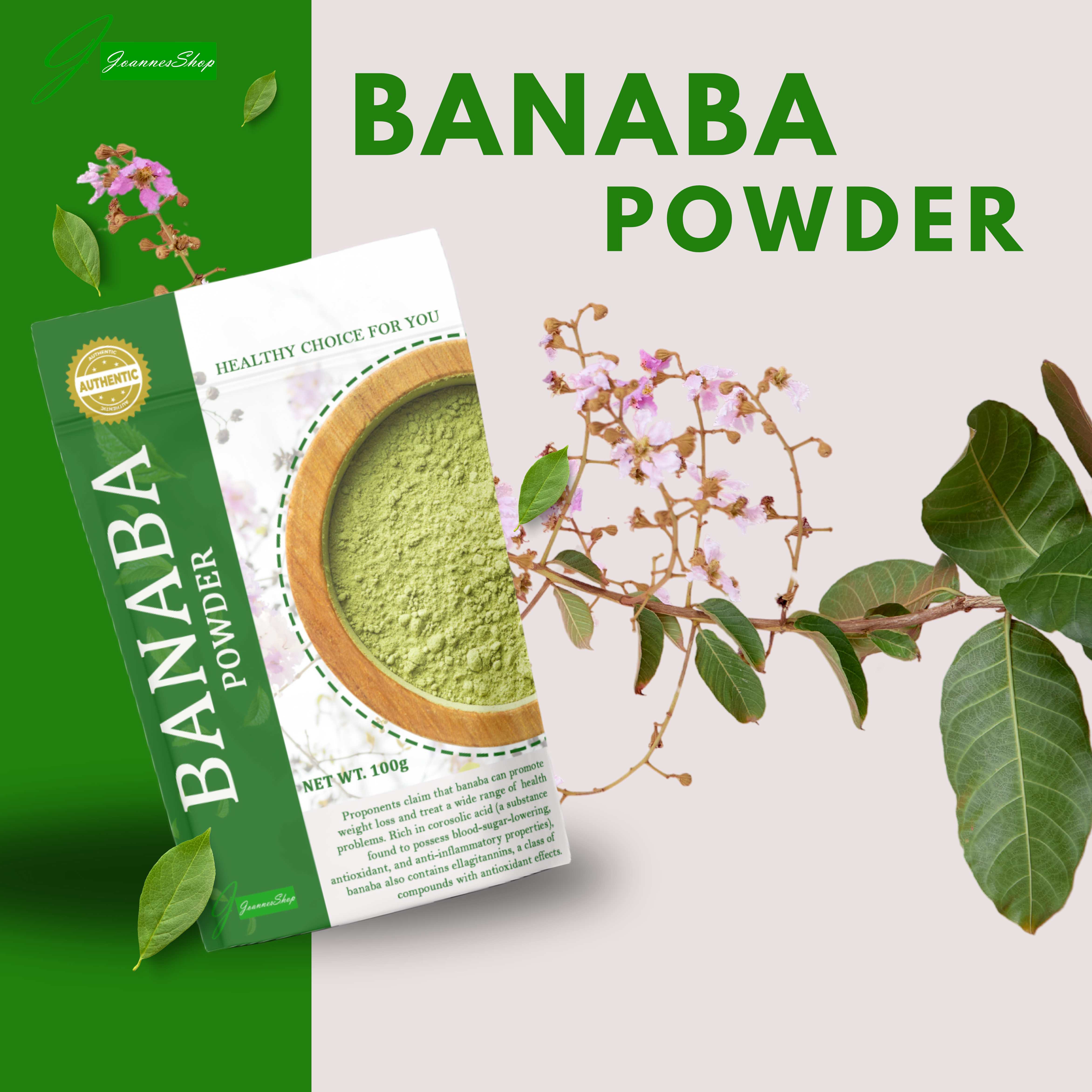 Banaba powder PURE - RETAIL PACK | Lazada PH