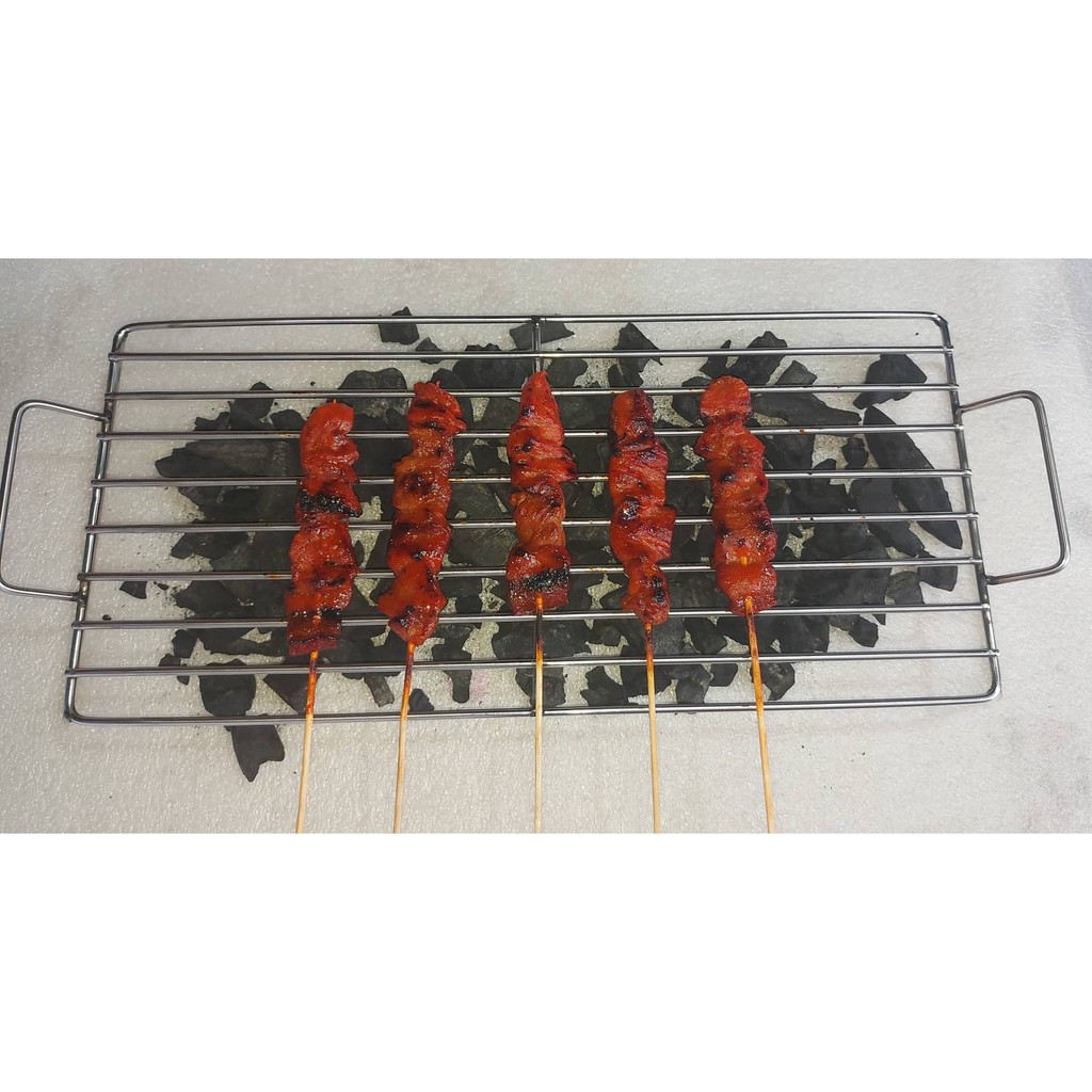 Stainless Steel Grill FREE TONG Griller Parilya Ihawan | Lazada PH