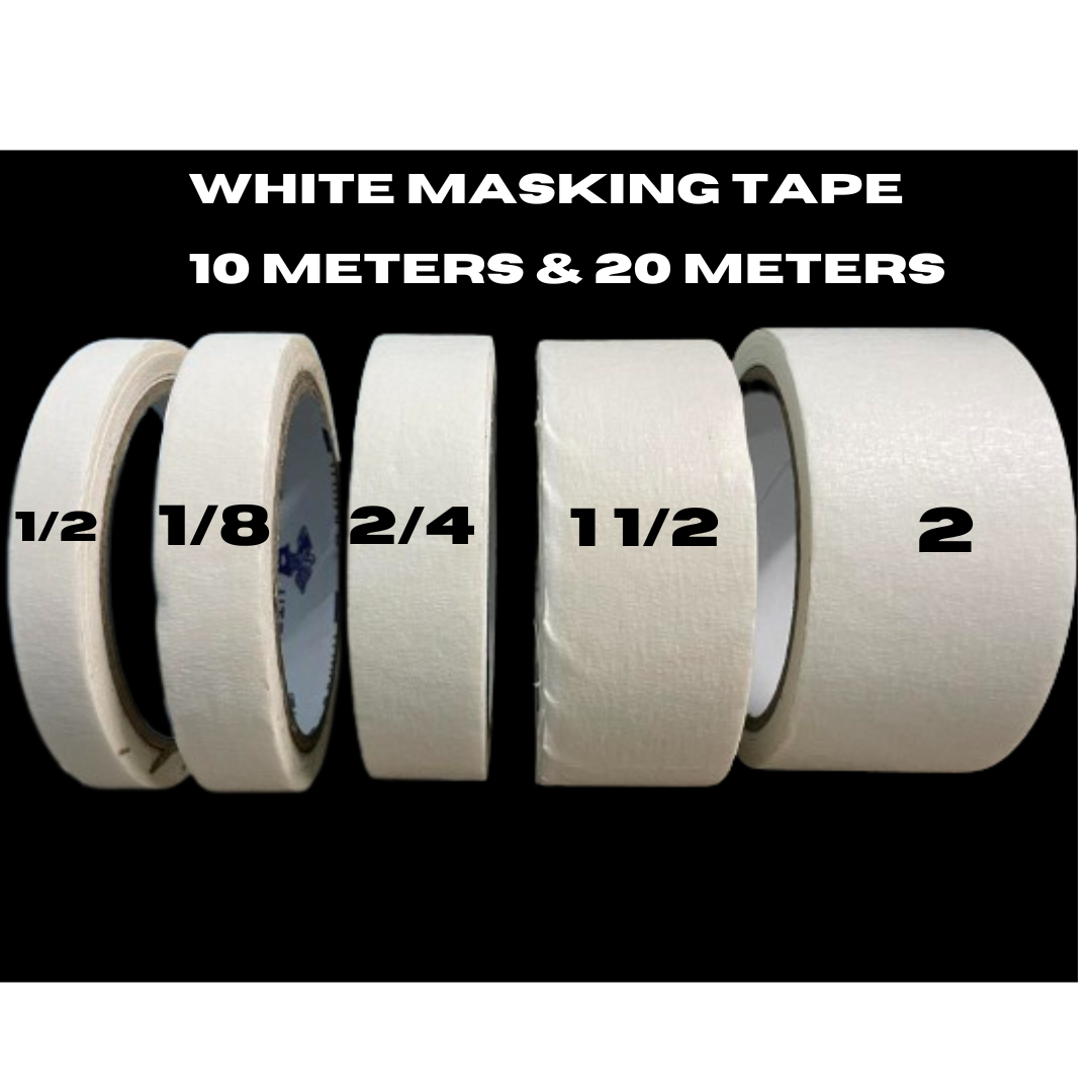 WHITE MASKING/PAPER TAPE 20 METERS | Lazada PH