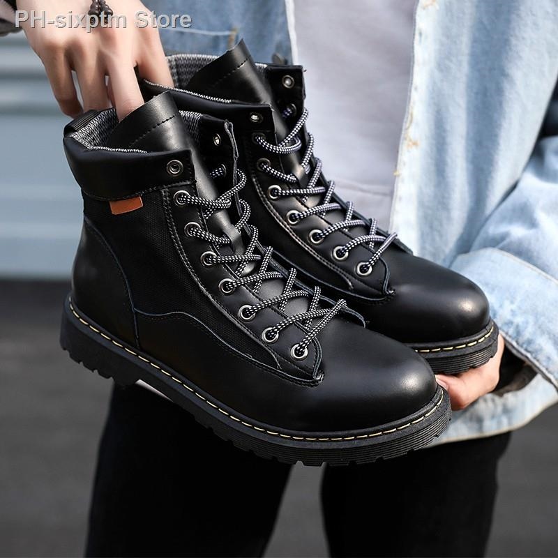 slippers JUTA Men England Martin Boots Men's High Cut Anlke Boots ...