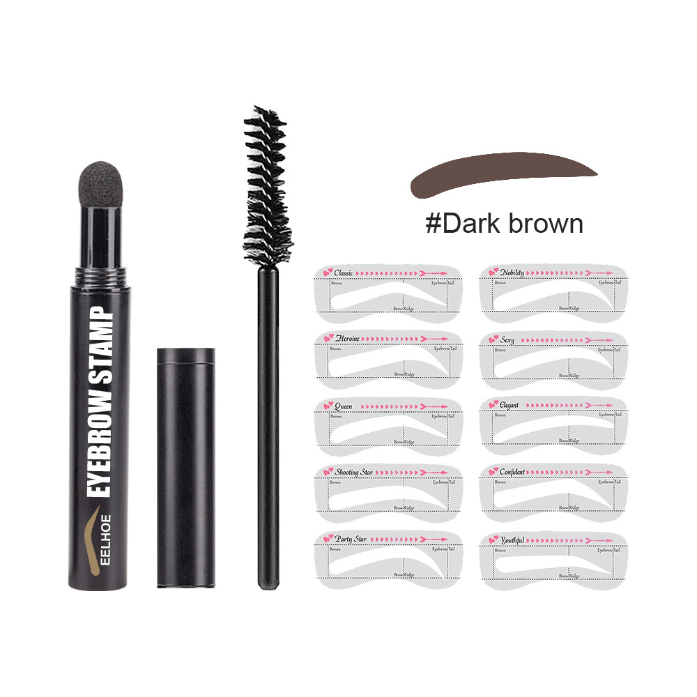 DW EELHOE Eyebrow Powder Stamp Stick One Step Shaping Eyebrow Stencil ...