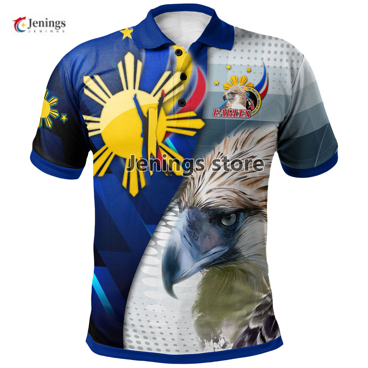 Philippines Polo Shirt Philippines Sun Polynesian With Flag | Lazada PH