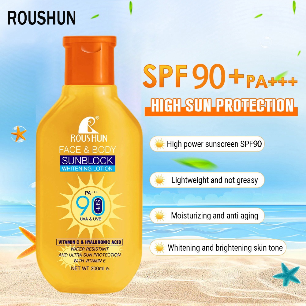 DEVNEN Sunscreen spf 90+ PA+++ UV face and body Matte Brightening For Dark Spots, Skincare ...