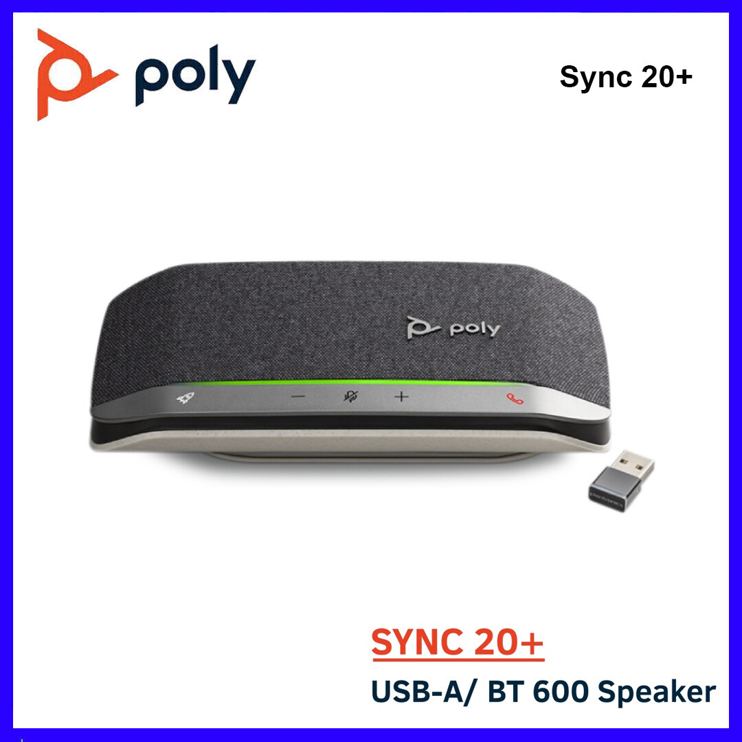 Original Poly Sync 20+ Standard, Smart Conference Speakerphone With ...