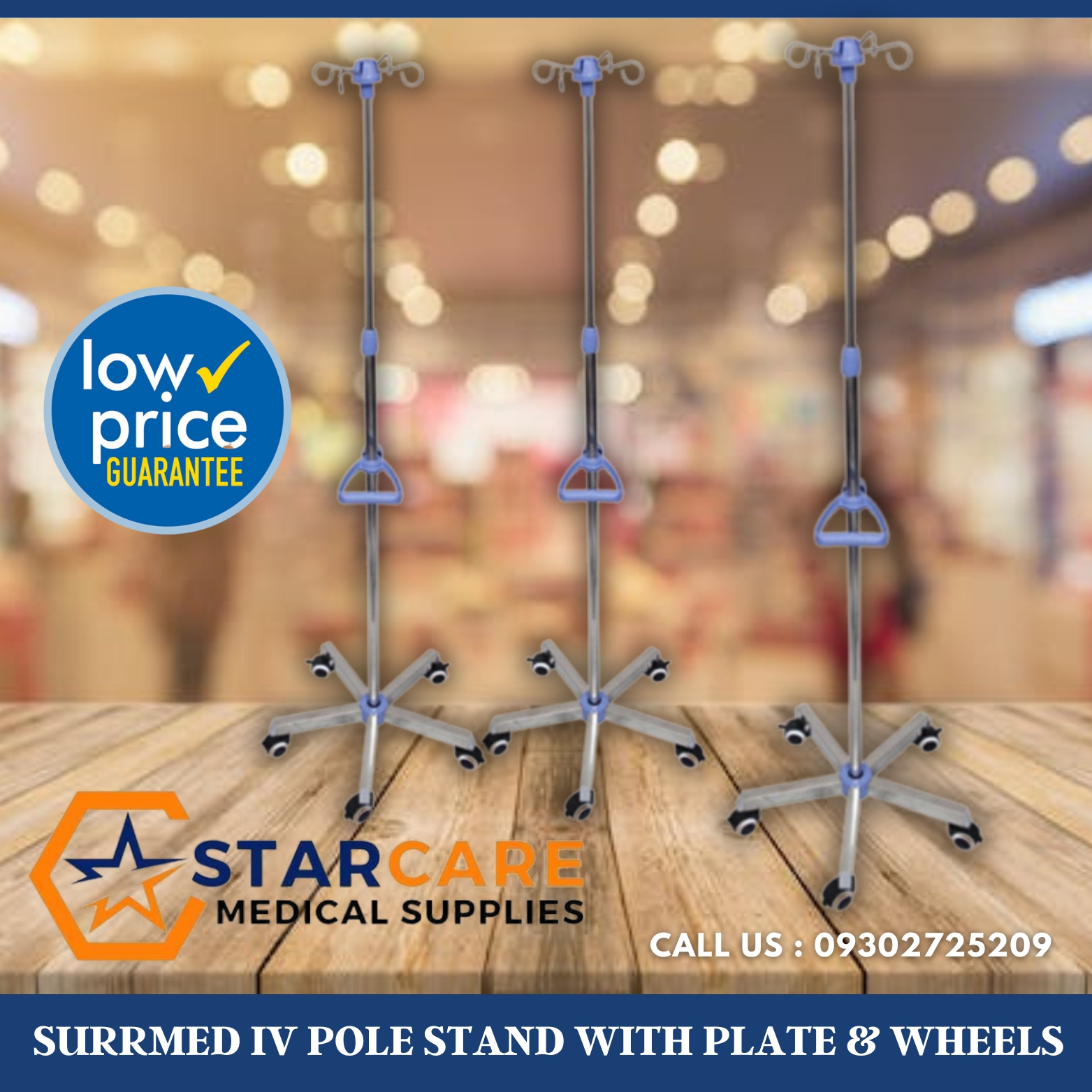 SURRMED Hospital Droplight with Wheels | Lazada PH