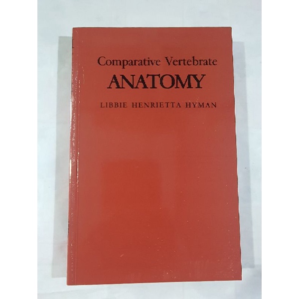 Comparative Vertebrate ANATOMY By:Hyman | Lazada PH