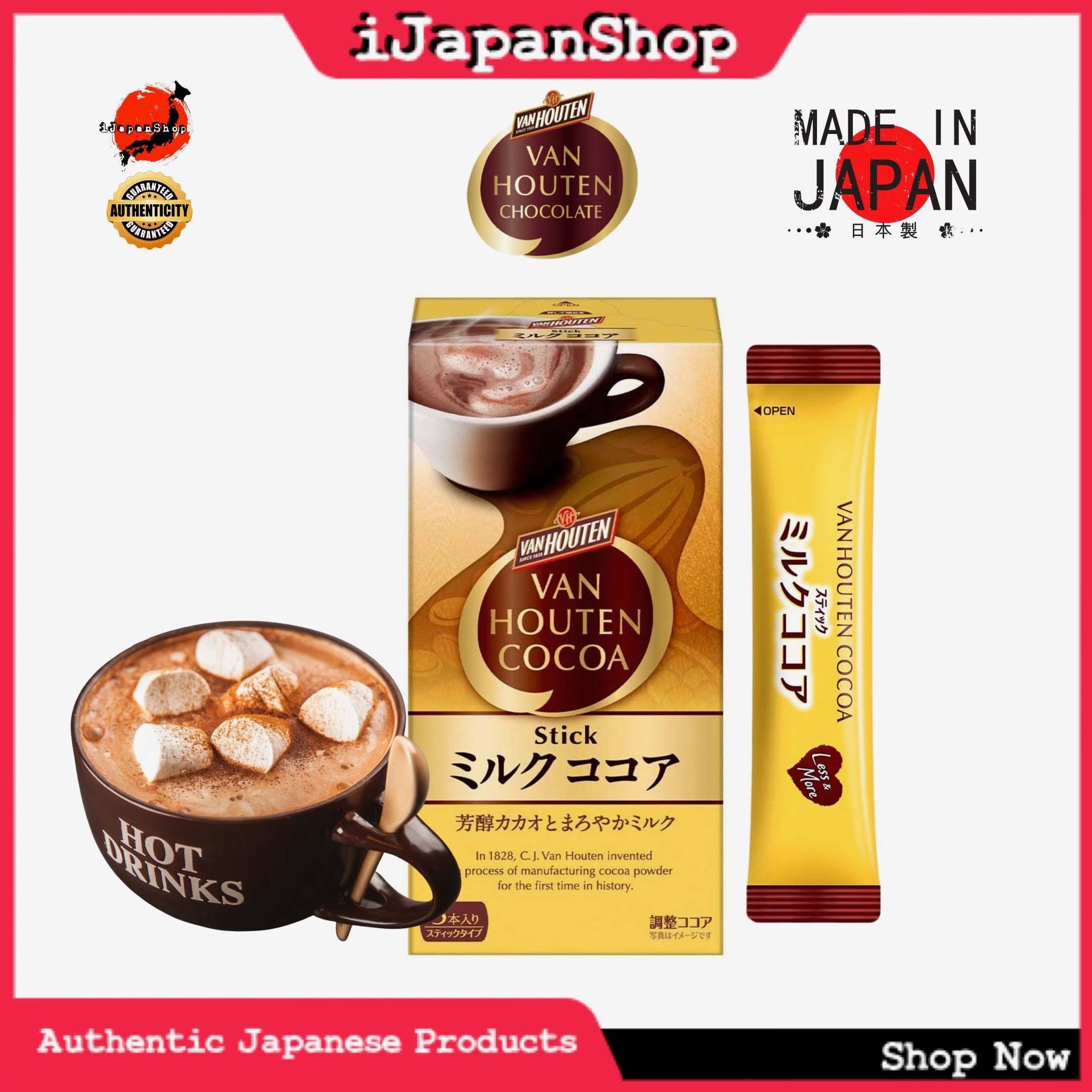 Van Houten Cocoa Milk Chocolate Japan Instant Chocolate Mix 18g 5 Sachets | Lazada PH