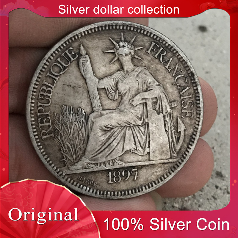 Sterling Silver Silver Dollar Silver Round Ocean Silver Coin Foreign ...