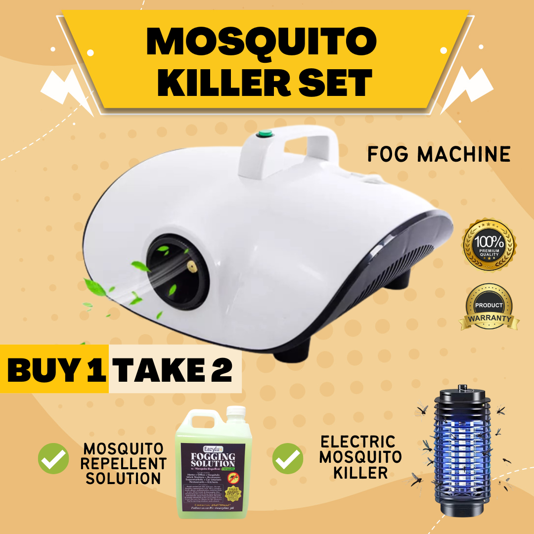 ANTI MOSQUITO Fog Machine Disinfect + 1L Fogging Solution Mosquito ...