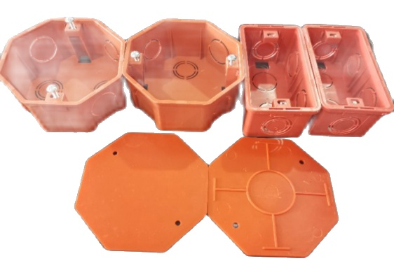 Pvc orange Junction box, Utility box, Junction box cover for electrical ...