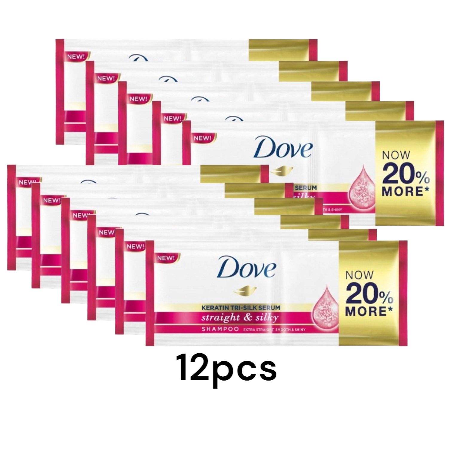 DOVE SHAMPOO 12ML*12PCS(TWINPACK) | Lazada PH
