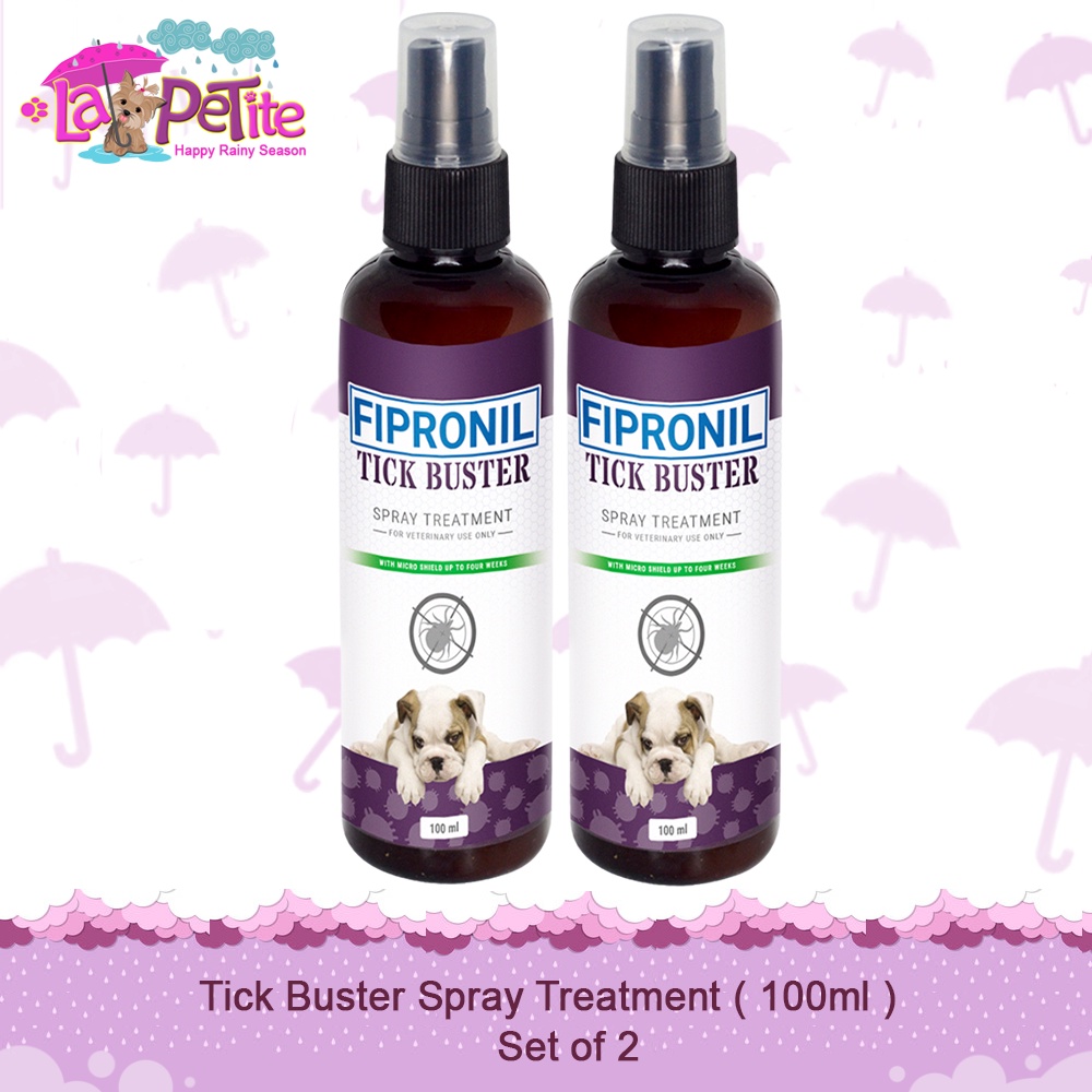 ☂LKJ-Tick Buster Fipronil Spray Treatment 100mL Set of 2 (Anti Ticks ...
