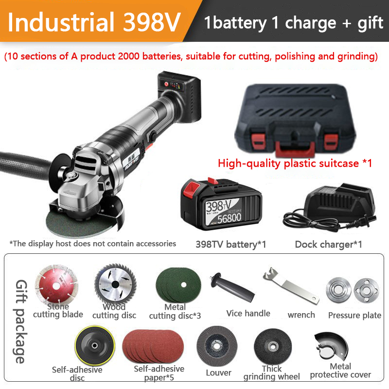 DEKES Cordless Angle Grinder Brushless Grinder Cordless Grinder ...