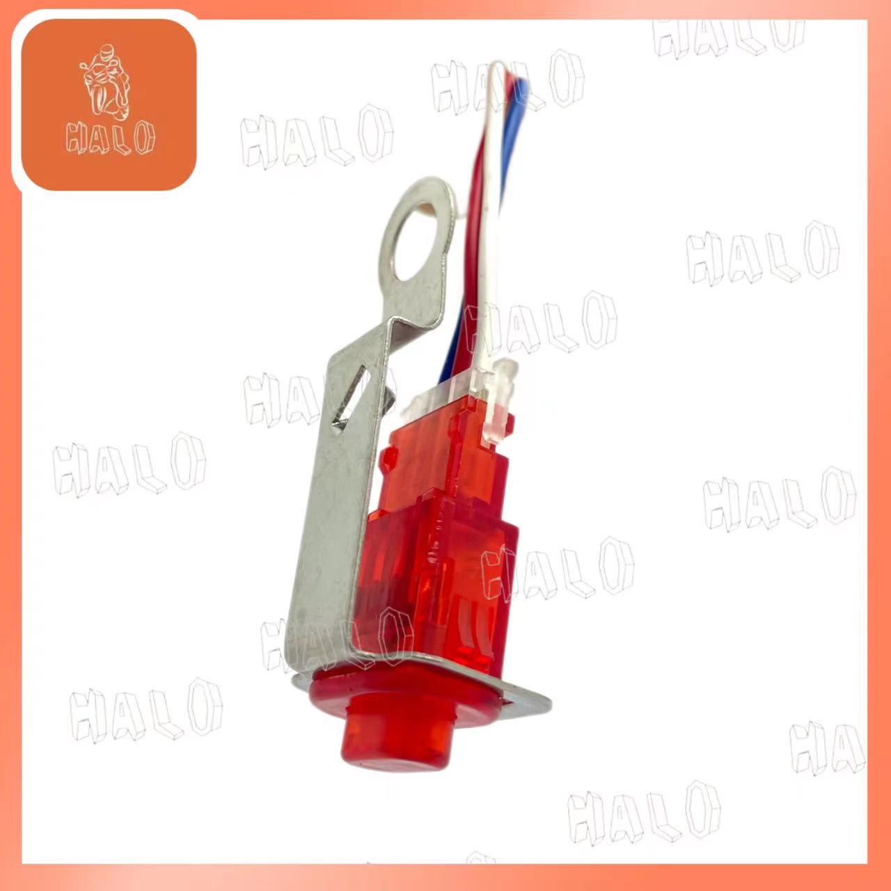 [HALO MOTOR] MOTORCYCLE HAZARD SWITCH WITH BRACKET | Lazada PH