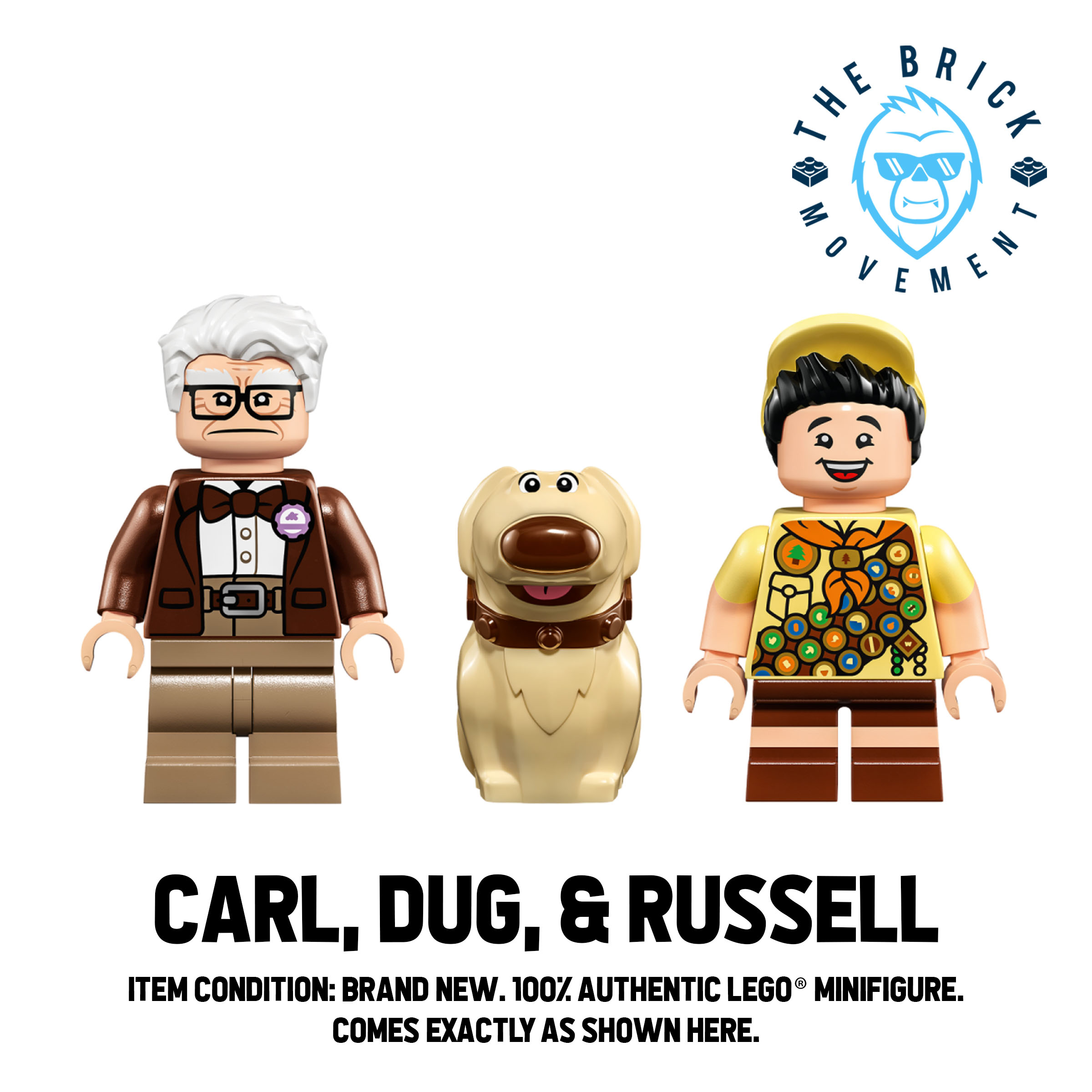 LEGO® DISNEY PIXAR UP Carl, Dug, & Russell Minifigure Lot | Lazada PH
